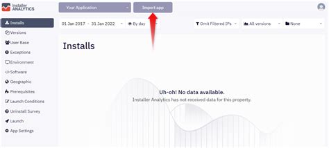 Docs Manually Import Applications