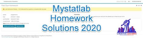 Accurate Mystatlab Answers Correct Mystatlab Homework Solutions