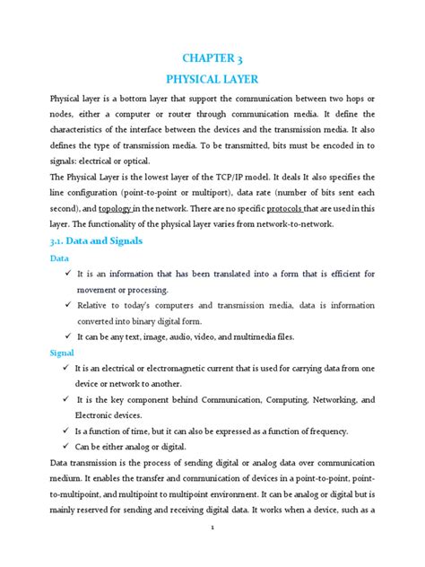 Chapter 3 1 Physical Layer Pdf Modulation Multiplexing