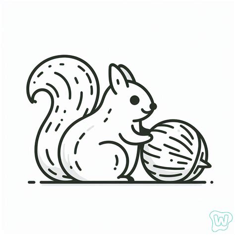 41 Ardilla Para Colorear Dibujos Gratis Para Imprimir Pdf
