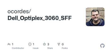 Github Ocordesdelloptiplex3060sff
