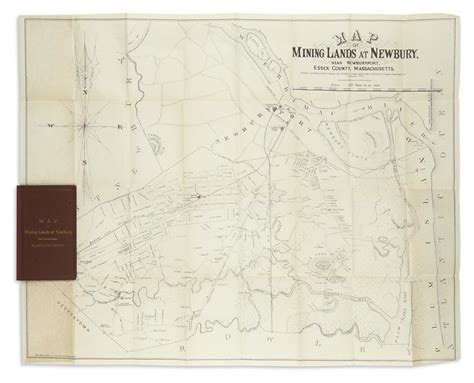 Lot Little N Jr Map Of Mining Lands At Newbury Near Newburyport