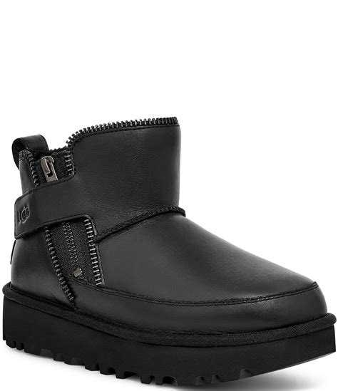 Ugg Classic Mini Moto Leather Booties Dillards