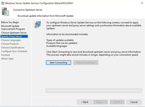 wsus windows server 2016 installation and configuration