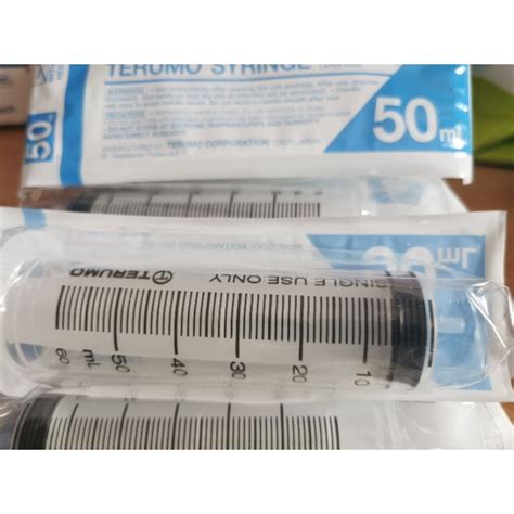 Syringe 50 Mls 20pcs Eccentric Tip Ready Stock Shopee Malaysia