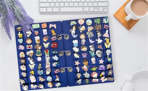 Pacmaxi Pin Display Book Flip Page Enamel Pin Collection