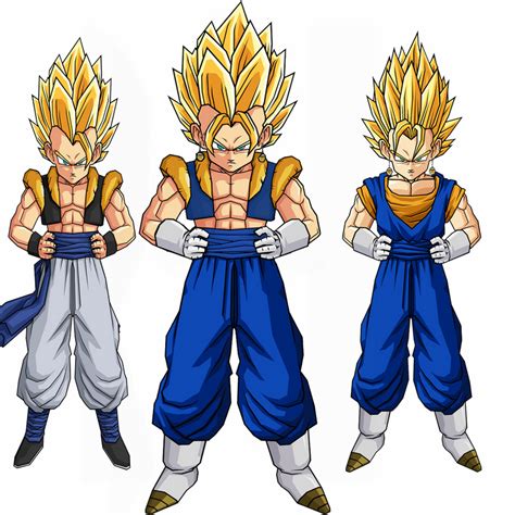 Gogeta And Vegito Fusion 1 By Poseidon59 On Deviantart