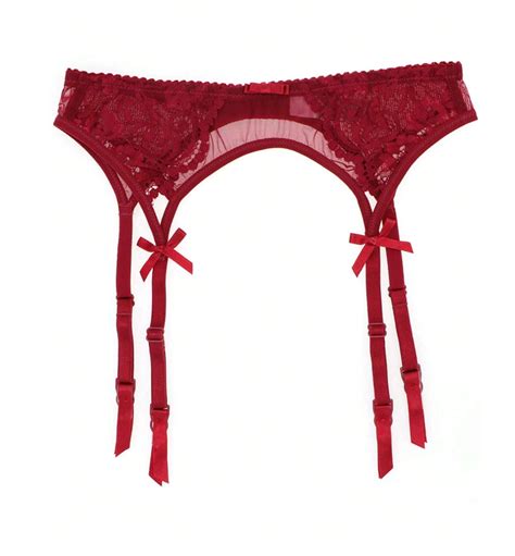 Red Hot Temptation Lingerie And Stocking Set Pleasur