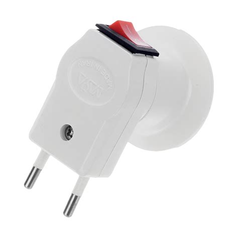 سرپیچ دوشاخه دار E27 مدل کلید دار میرا الکتریک