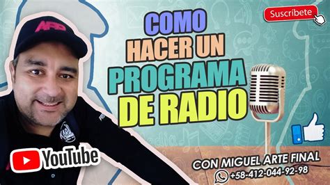 Como Hacer Un Programa De Radio Youtube