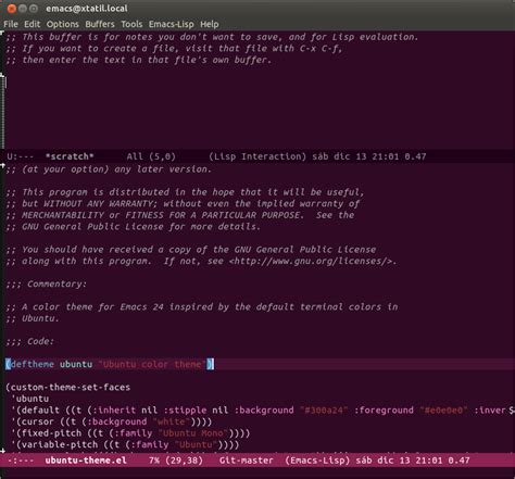 Github Rocher Ubuntu Theme Ubuntu Color Theme For Emacs 24