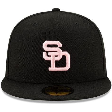 New Era San Diego Padres Black Cooperstown Collection Pink Undervisor
