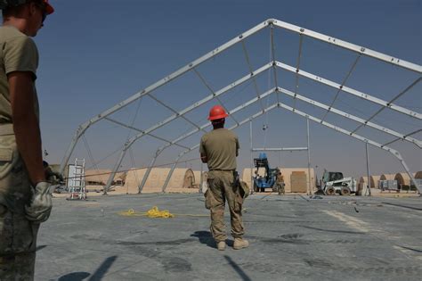 DVIDS Images C E Builds Bare Structure Tents At PSAB Image 5 Of 14
