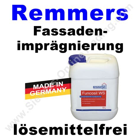 Remmers Funcosil WS, Fassadenimprägnierung Fassadenschutz