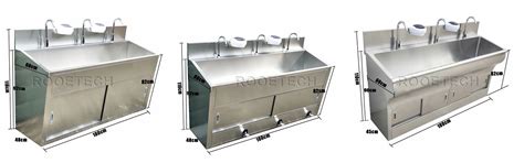 Surgical Scrub Sink Washing Basin With Foot Pedal For Operating Room