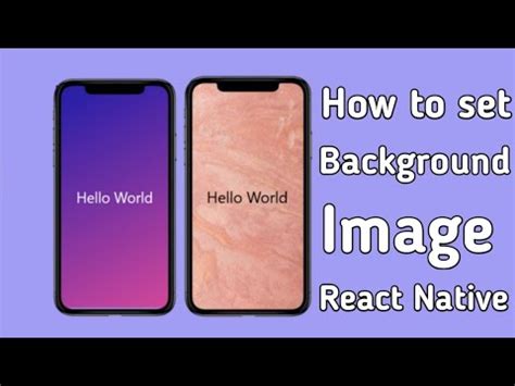 How To Set Background Image In React Native Image In React Native Latest Technology YouTube