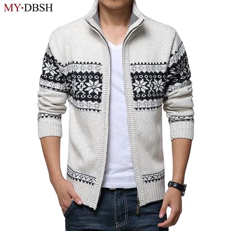 High Quality Mens Cardigans Sweaters Winter Mens Casual Sweaters Warm