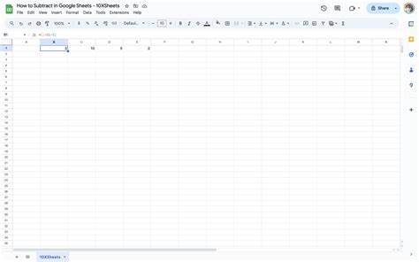 How To Subtract In Google Sheets Multiple Cells And Columns Xsheets