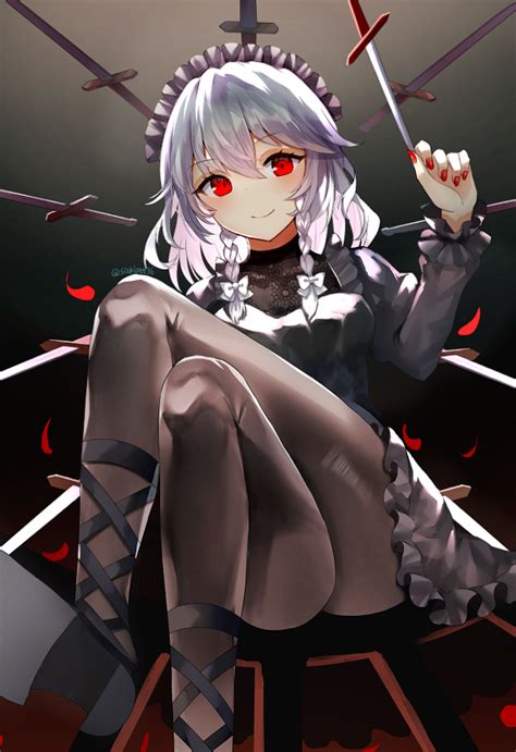 Izayoi Sakuya Touhou Drawn By Sakizaki Saki P Danbooru