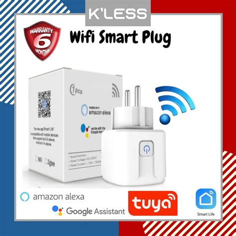 Jual Tuya Wifi Smart Plug Socket Stop Kontak 16A Kontrol Daya Socket Pintar Shopee Indonesia