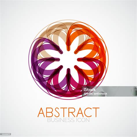 Bentuk Geometris Abstrak Simetris Ilustrasi Stok Unduh Gambar