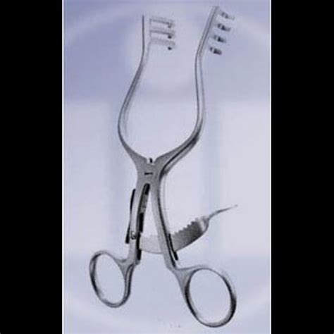 Contour Scalp Retractor 14cm 3x4 Blunt Prongs Angular Arms 19mm Deep