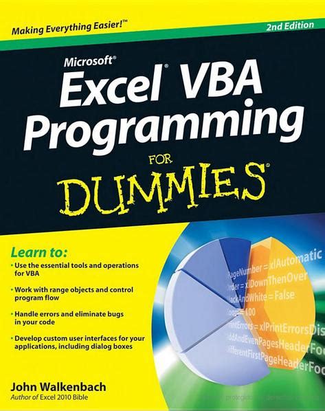Libros Excel 2010 Programación Excel Con Vba ~ Ayuda Y