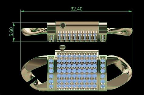 A Collection Of Cuban Link Models Cgtrader