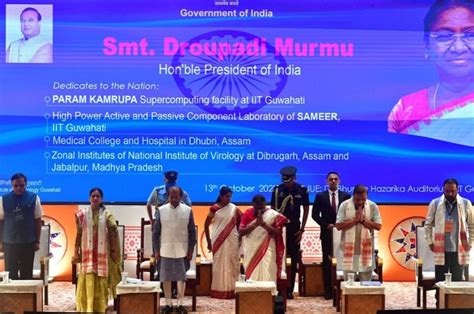 President Murmu Inaugurates Lays Foundation Stone Of Various Project