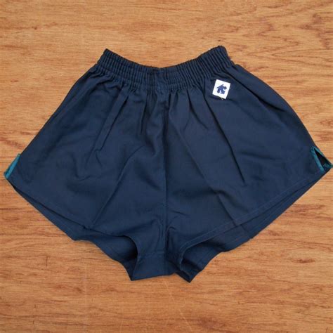 【未使用】未使用 80s Descente デサント Dp 65 ネイビー S 紺 ランニングショートパンツ ゲームパンツ 当時物 デッド
