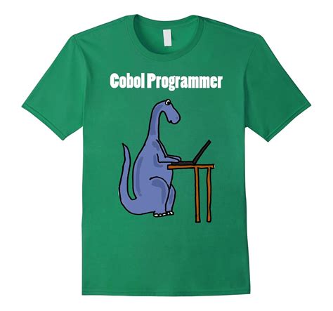 cute funny cobol programmer dinosaur t shirt art artvinatee