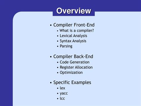 Ppt Compiler Design Powerpoint Presentation Free Download Id3832335