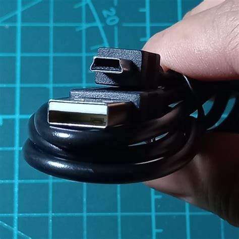 Jual Kabel Data USB Mini USB Tipe A Male 80cm Hitam Shopee Indonesia