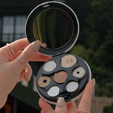 팩트형 일본 동전 지갑 엔화 홀더 여행 케이스 감도 깊은 취향 셀렉트샵 29cm