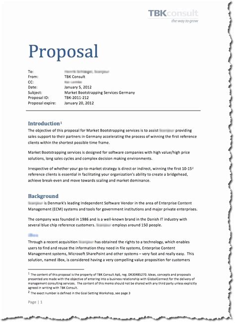 30 Simple Project Proposal Example
