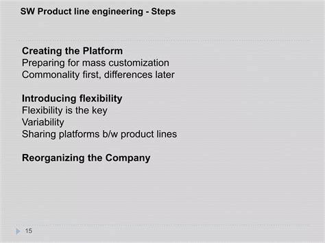 Sw Product Line Engineering Pptx