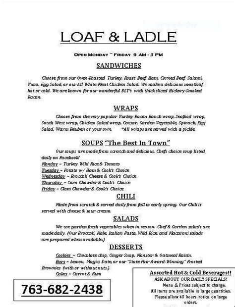 Ladle And Leaf Oakland Menu At Della Gonzales Blog