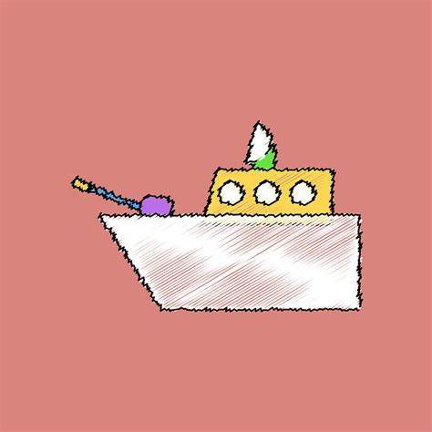 플랫 음영 스타일 아이콘 군사 군함 벡터 Ai Eps Uidownload