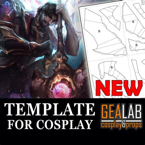 Arcane Survivor Jayce Armor Pieces Pepakura Pdf And Pdo Foam