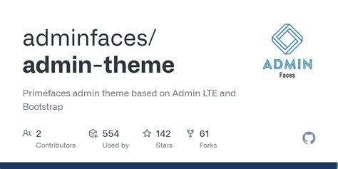 Github Adminfacesadmin Theme Primefaces Admin Theme Based On Admin Lte And Bootstrap