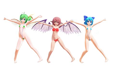 Mmd Eto Model With Sexy Swimsuit By Luckylin On Deviantart