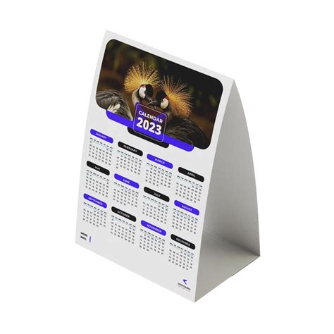 Calendario De Escritorio Vertical Graphic Store Col