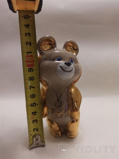 Олімпіада 80 СРСР порцелянова статуетка Олімпійський ведмідьВінтаж