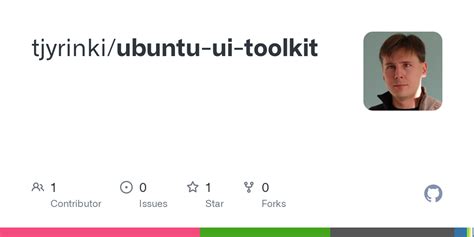 github tjyrinki ubuntu ui toolkit