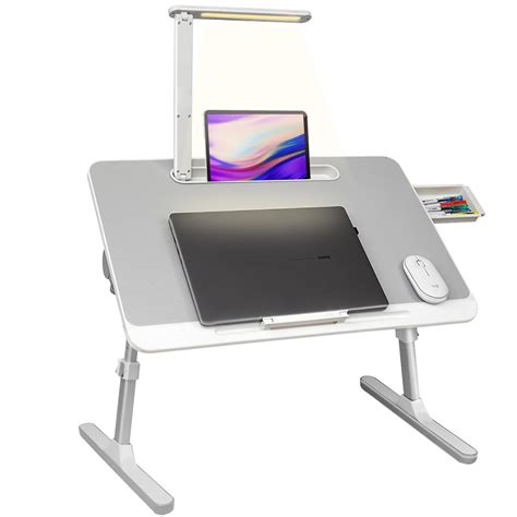 Rainbean Lap Desk For Laptop Portable Bed Table Desk Laptop Desk With