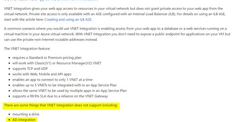 Azure App Service Environments Ases And Ad Integration