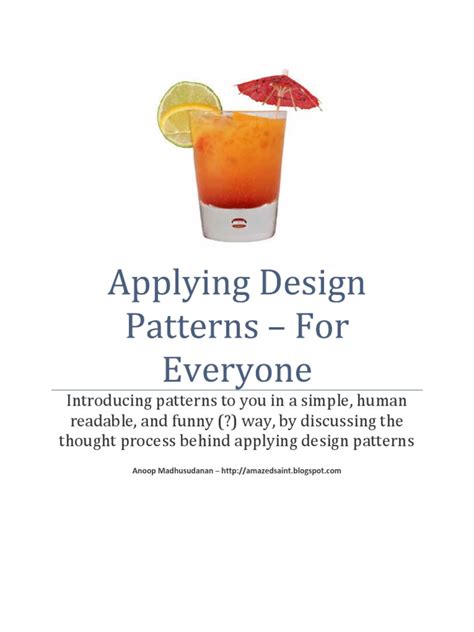 Software Design Patterns Made Simple Pdf Class Computer Programming Software Design Pattern