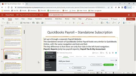Quickbooks Online Payroll Certification Section 4 Youtube
