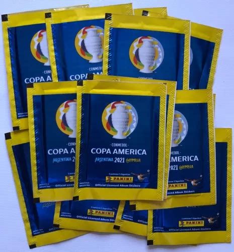 Figuritas Copa America 2021 X 40 Sobres Ofipanini Fyj En Venta En