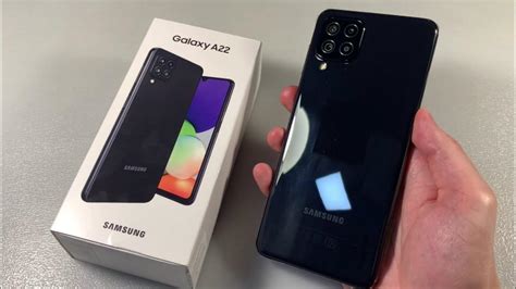 Смартфон Samsung Galaxy A22 5g 4/64GB Black A226B + Защитное Стекло ...